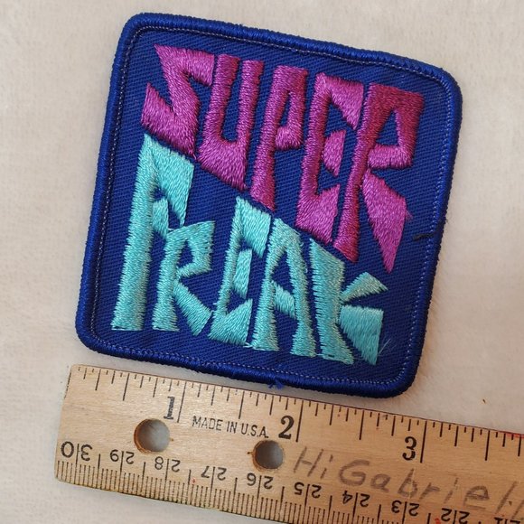 Other | 197s Teal Purple Blue Square Super Freak Sew On Patch | Poshmark